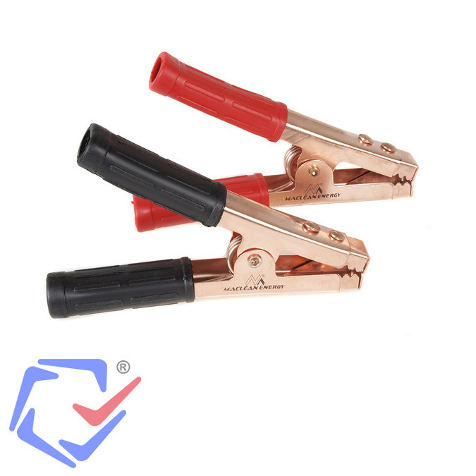 Pince crocodile électrique 400A metallique 2 pieces poignee en ...