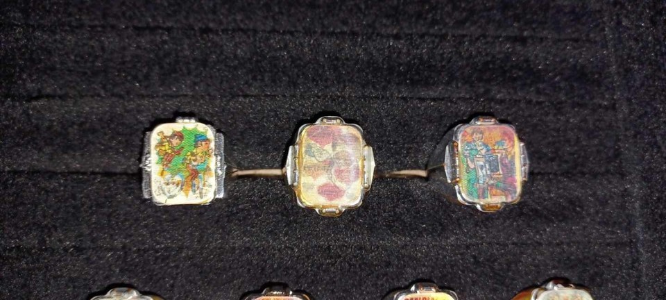 Monkees music band Flicker Toy Rings Vintage Set 11 | eBay
