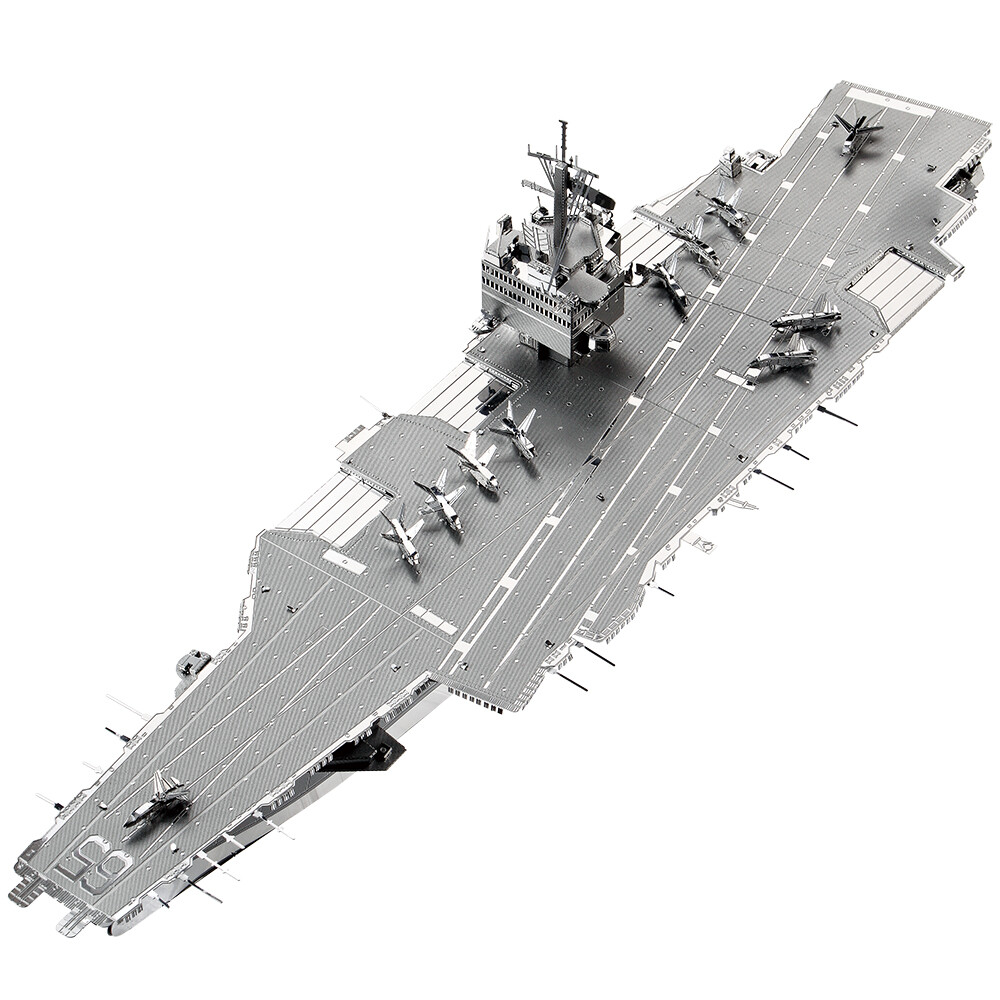 Piececool 3D Model Kits For Adult USS Enterprise CVN-65 Metal Puzzles ...
