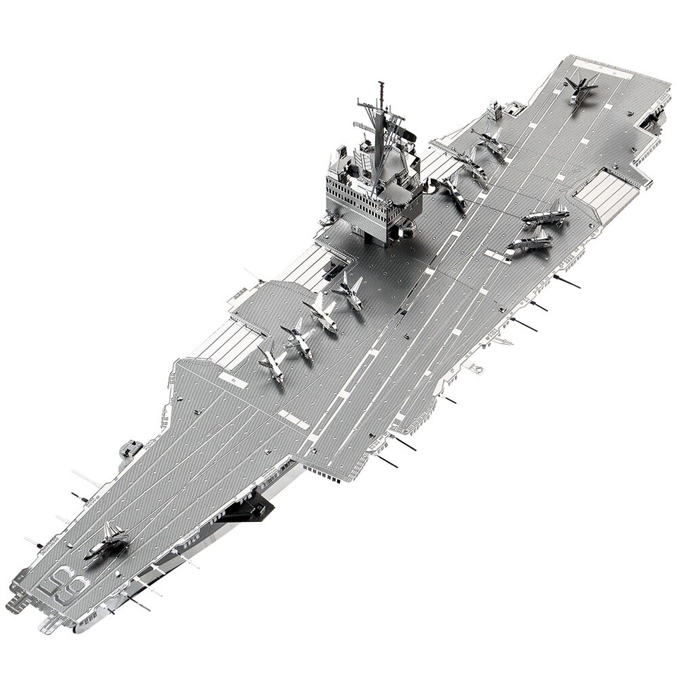 Piececool 3D Model Kits For Adult USS Enterprise CVN-65 Metal Puzzles ...