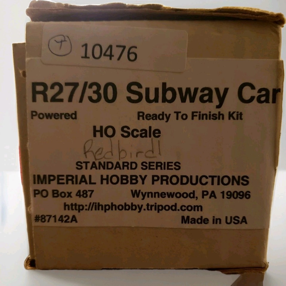 HO Scale Subway Redbird BMT IND B Division R27/R30 *RARE* | eBay