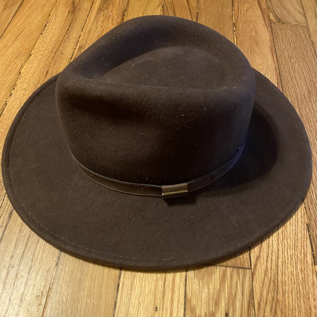Pendleton Ab196-71018 Large 100 Wool Brown Western Outback Fedora Hat USA for sale online | eBay