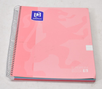Professional European Notebook Pastel Colors 120 Sheets Ruled Hardcover ...