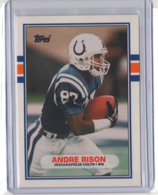 ANDRE RISON 1989 Topps Traded RC Rookie #102T Spartans FALCONS Colts | eBay