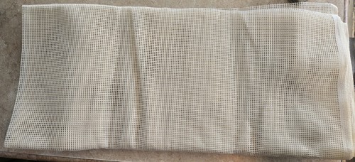 HUGE Piece of Latch Hook Rug Canvas / Mesh 60" x 2 1/2 Yards Tan 6HPI ...