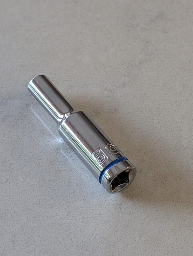 Quinn 1/4" Drive 6 Point Metric Deep Socket(s) Blue Band - PICK YOUR ...