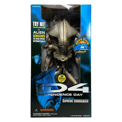 ID4 Independence Day Alien Supreme Commander Action Figure Trendmasters ...