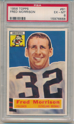 1956 Topps Football Fred Morrison (#81) PSA 6 | eBay