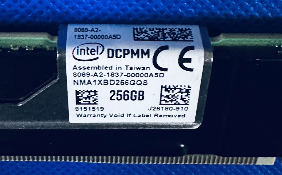 Intel Optane Persistent Memory Intel 256GB DDR4-2666 Optane Ram ...