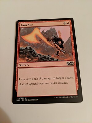 MAGIC THE GATHERING MTG MAGIC 2015 (M15) LAVA AXE 154/269 Card | eBay