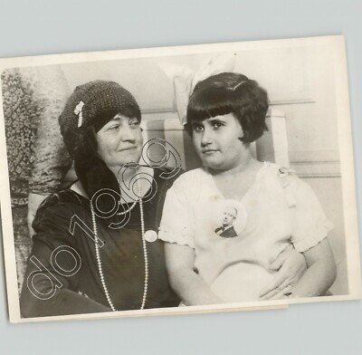 NANCY FOWLER Meets Gov. Al SMITH Wife CATHERINE ANN DUNN Vtg. 1928 ...