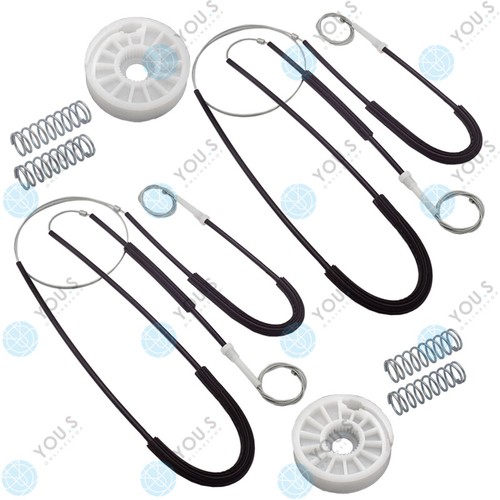 For Audi Q7 2006-2016 Window Regulator Repair Kit Cable Pull - Front ...