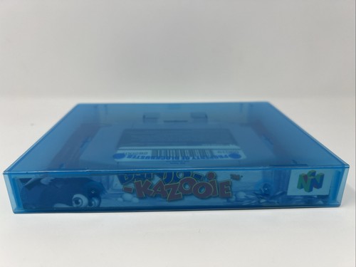 Banjo-Kazooie N64 Blockbuster Rental W/ Manual & Clamshell Case Box Cut ...