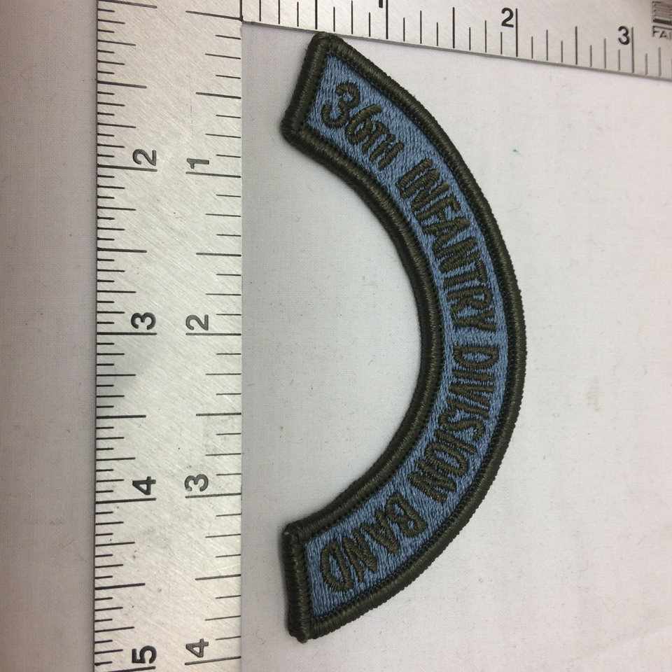 Vintage Military Patch Army 36th Infantry Division Band ACU Blue Field ...