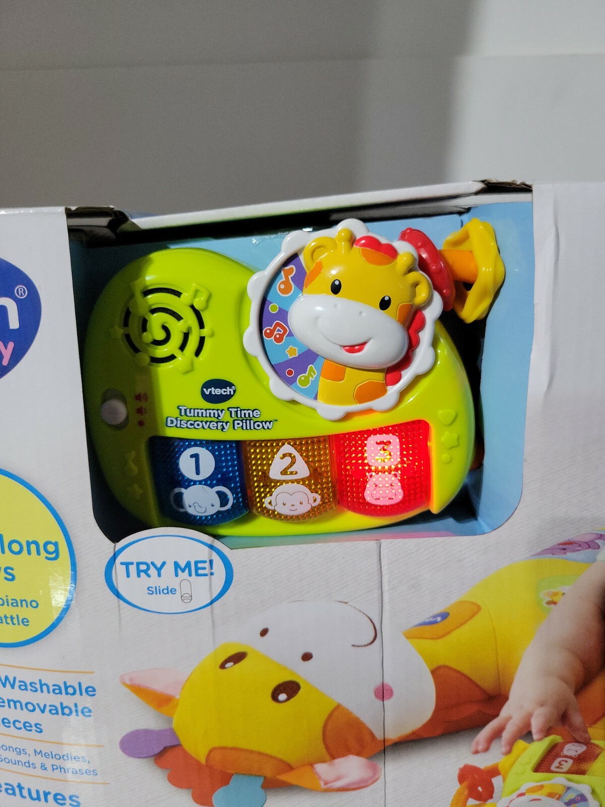 VTech Tummy Time Discovery Pillow - Multi-Color for sale online | eBay