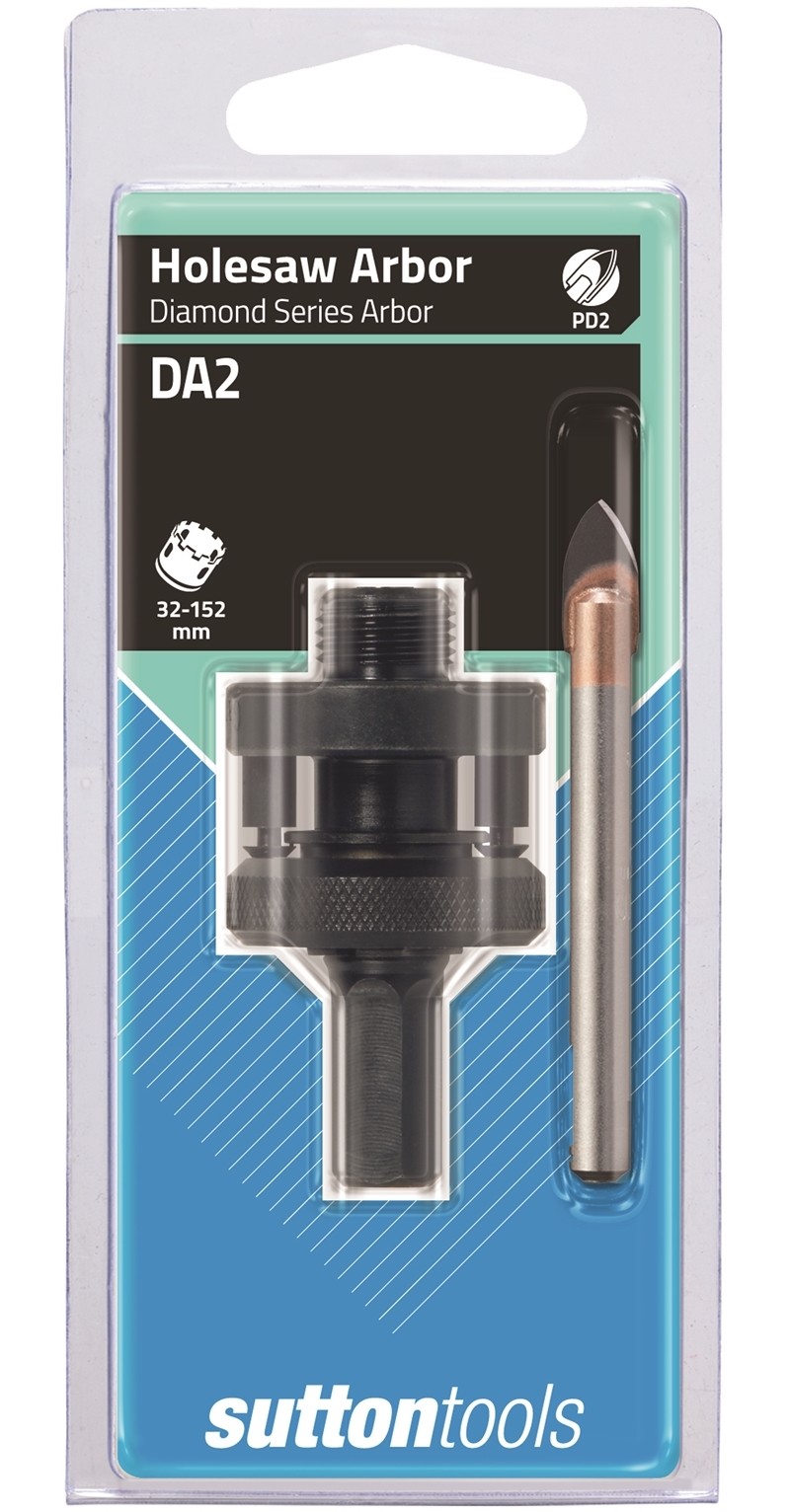 SUTTON ARBOR & PILOT DRILL FOR DIAMOND GRIT HOLESAWS – SUIT 32–152mm ...