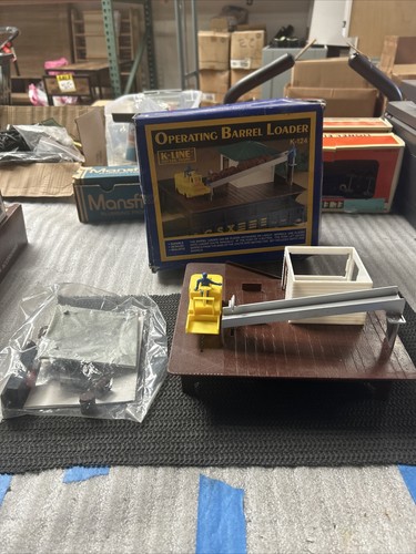 O Gauge Vintage K-Line Operating Barrel Loader K-124 | eBay