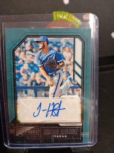 2021 Chronicles Playbook Jonathan Hernandez Auto Autograph #PA-JH ...