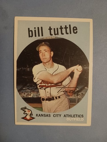 1959 Topps Baseball #459 Bill Tuttle Kansas City Athletics | eBay