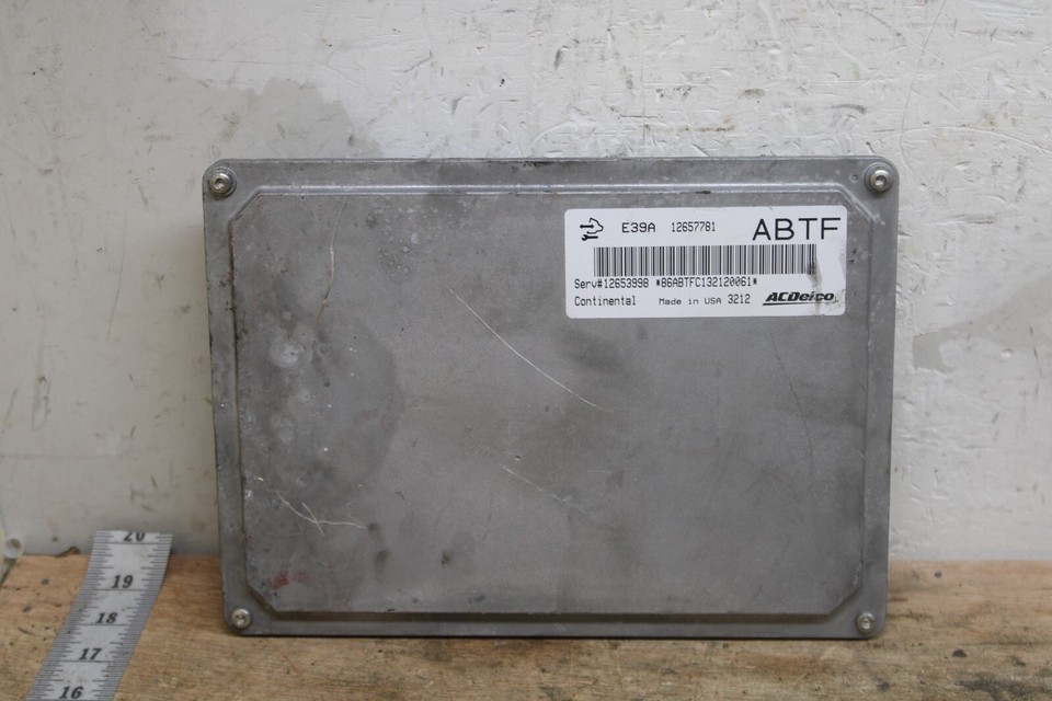OEM E39A Engine Control Module ECU EBX Cadillac Chevrolet GMC 12666658 ...