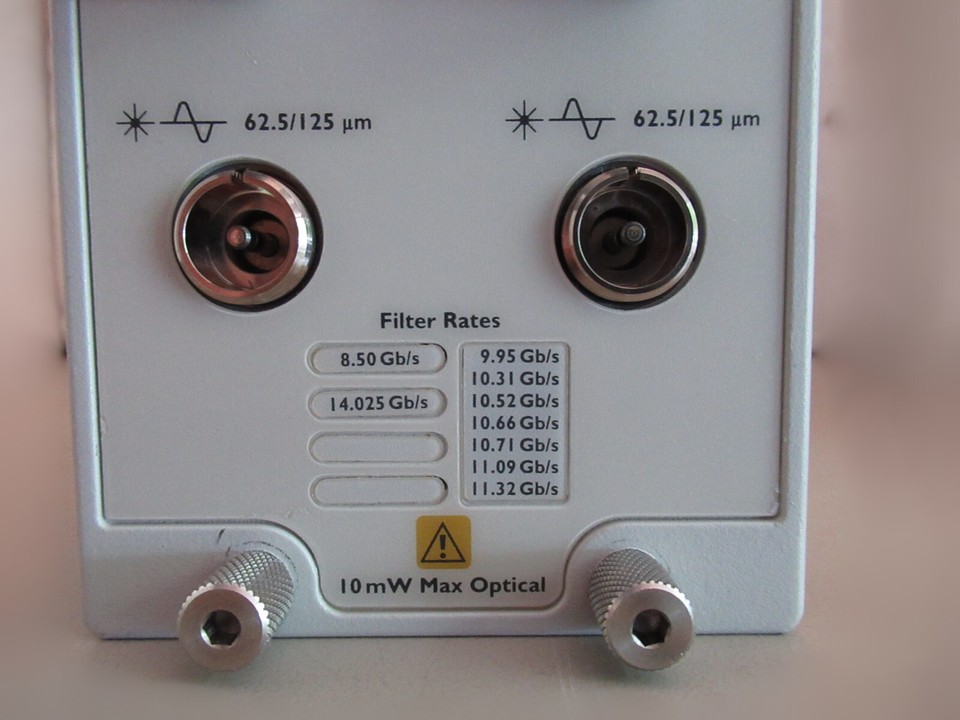 Agilent 86115D Dual Optical Channel Transceiver Test Module OPT 002 RRR ...