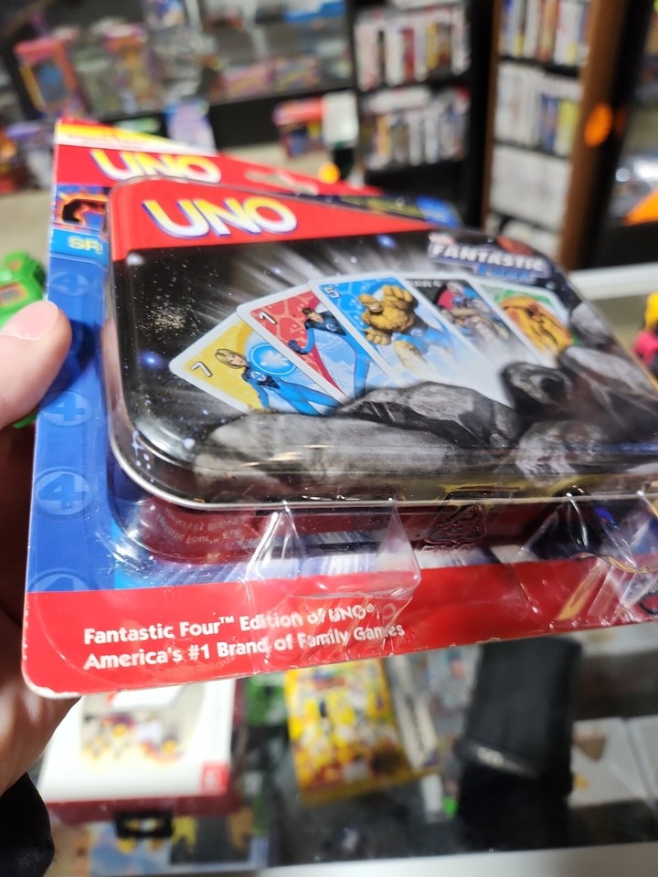 Fantastic Four UNO Special Edition Card Game Rare Excellent Condition ...