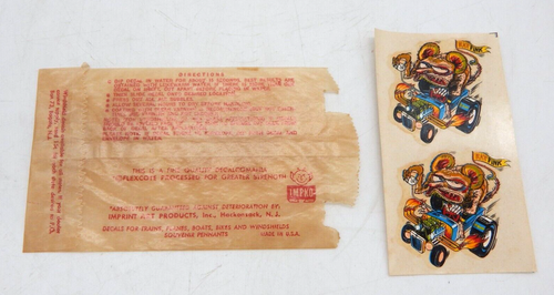 Vintage Original IMPKO Ed Roth Big Daddy Hot Rod Rat Fink Decal | eBay
