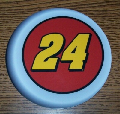 JEFF GORDON #24 4 INCH ROUND DECAL STICKER | eBay