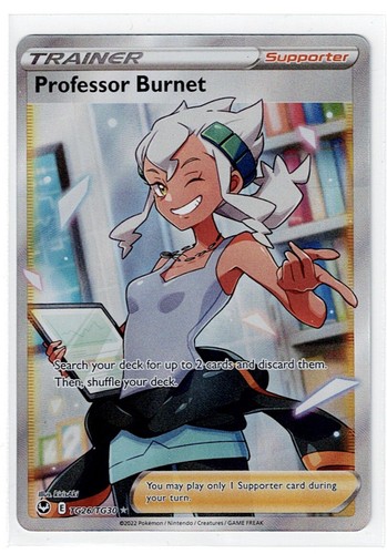 Pokemon TCG Silver Tempest Trainer Gallery #TG26/TG30 Professor Burnet ...
