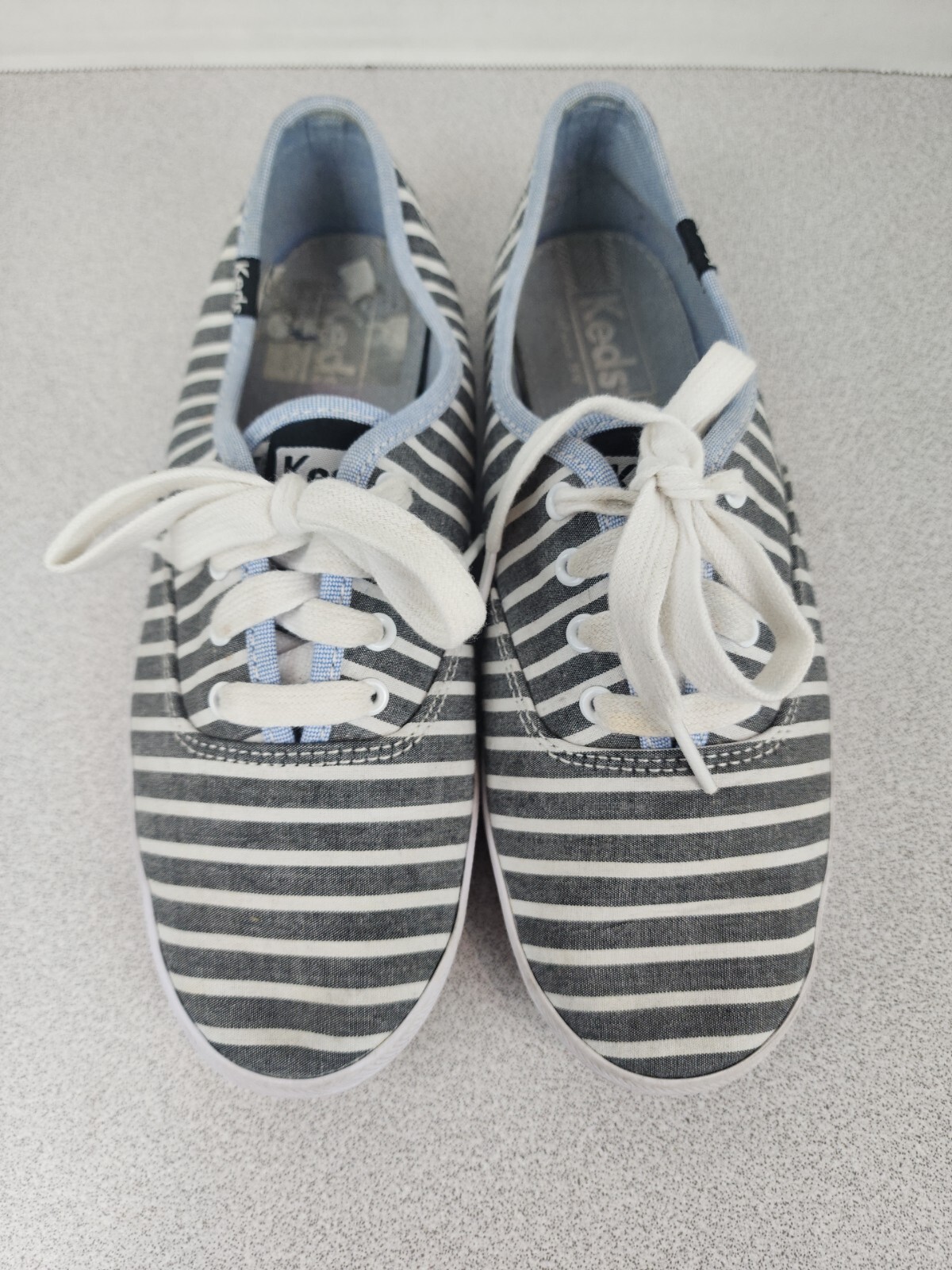 Keds Champion Original Sneakers Womens 6.5 Striped Gr… - Gem