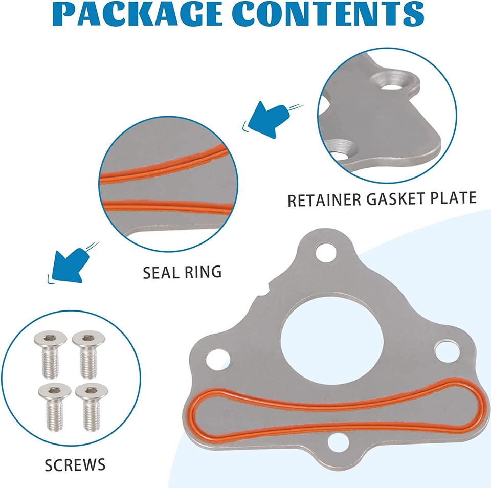 Camshaft Thrust Retainer Plate Gasket Seal Cam &Bolt For GM LS1 LS2 LS3 ...
