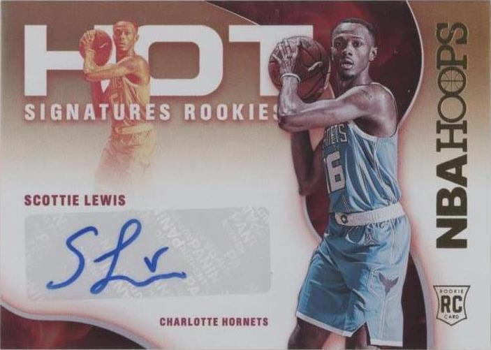 2021-22 Panini NBA Hoops - Hot Signatures Rookies Scottie Lewis #HSR-SL ...