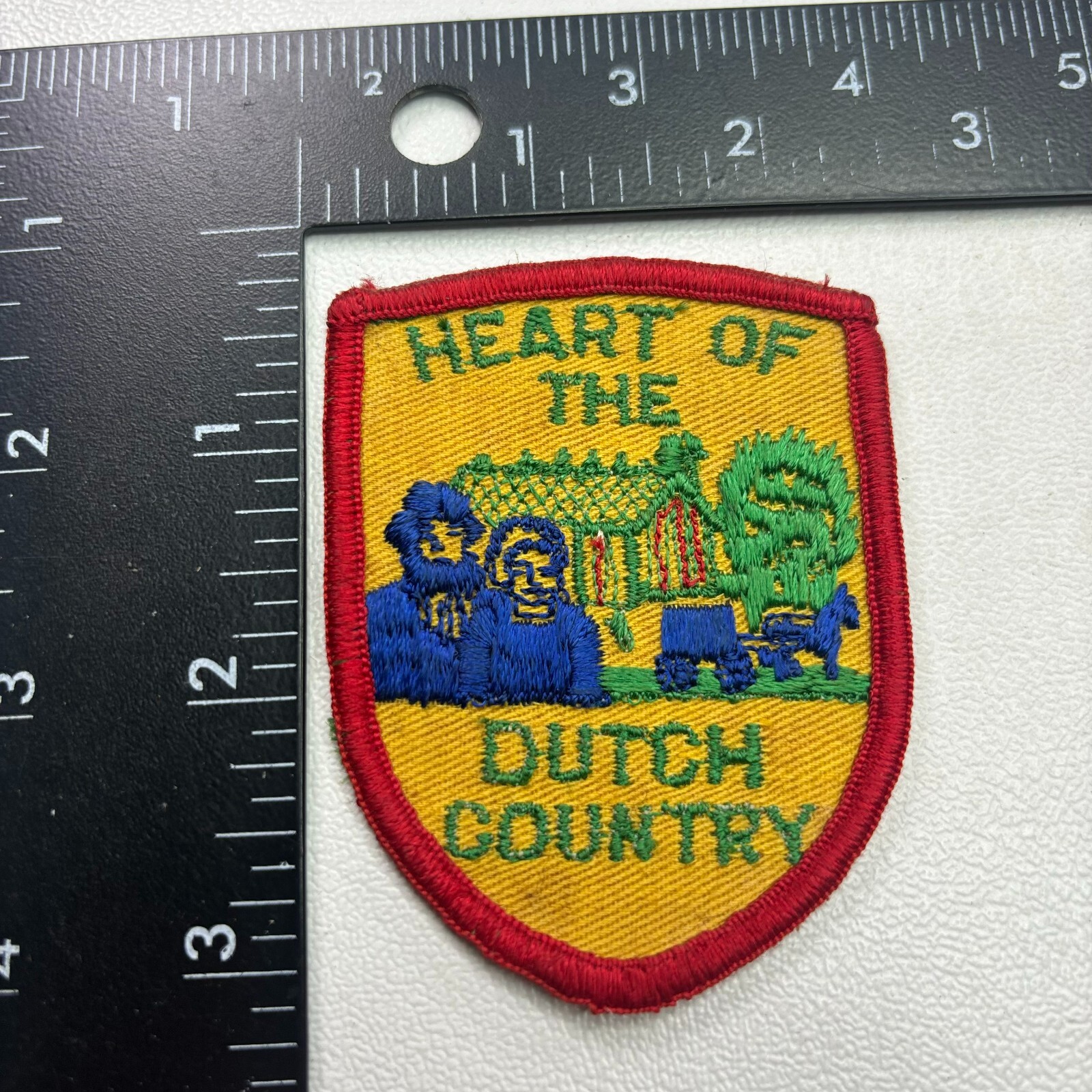 VTG Kinda Rough HEART OF DUTCH COUNTRY Pennsylvania Patch (Lancaster ...