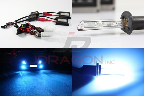H1 10000K Deep Blue 35W Slim DC Ballast HID Conversion Kit Xenon Bulb ...