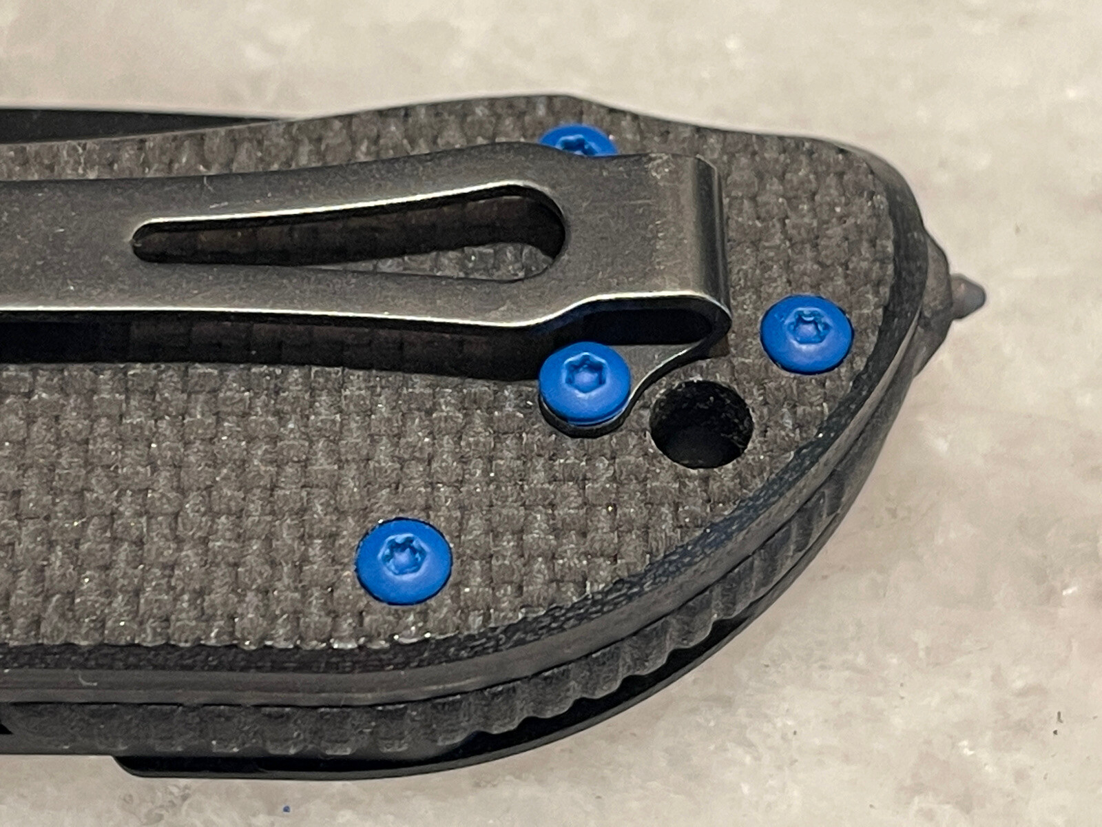 Blue Stainless Torx Screws For Benchmade Triage 915 916 917 Knife Scale ...