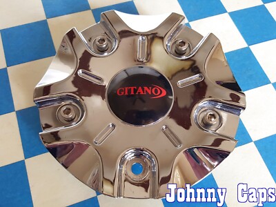 GITANO Wheels [50] CHROME Center Cap # V37-173 / V37-2290-CAP (QTY. 1 ...