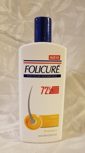 FOLICURE Shampoo " Extra " for FullerThicker Hair, 23.6 fl oz. 72% Less ...