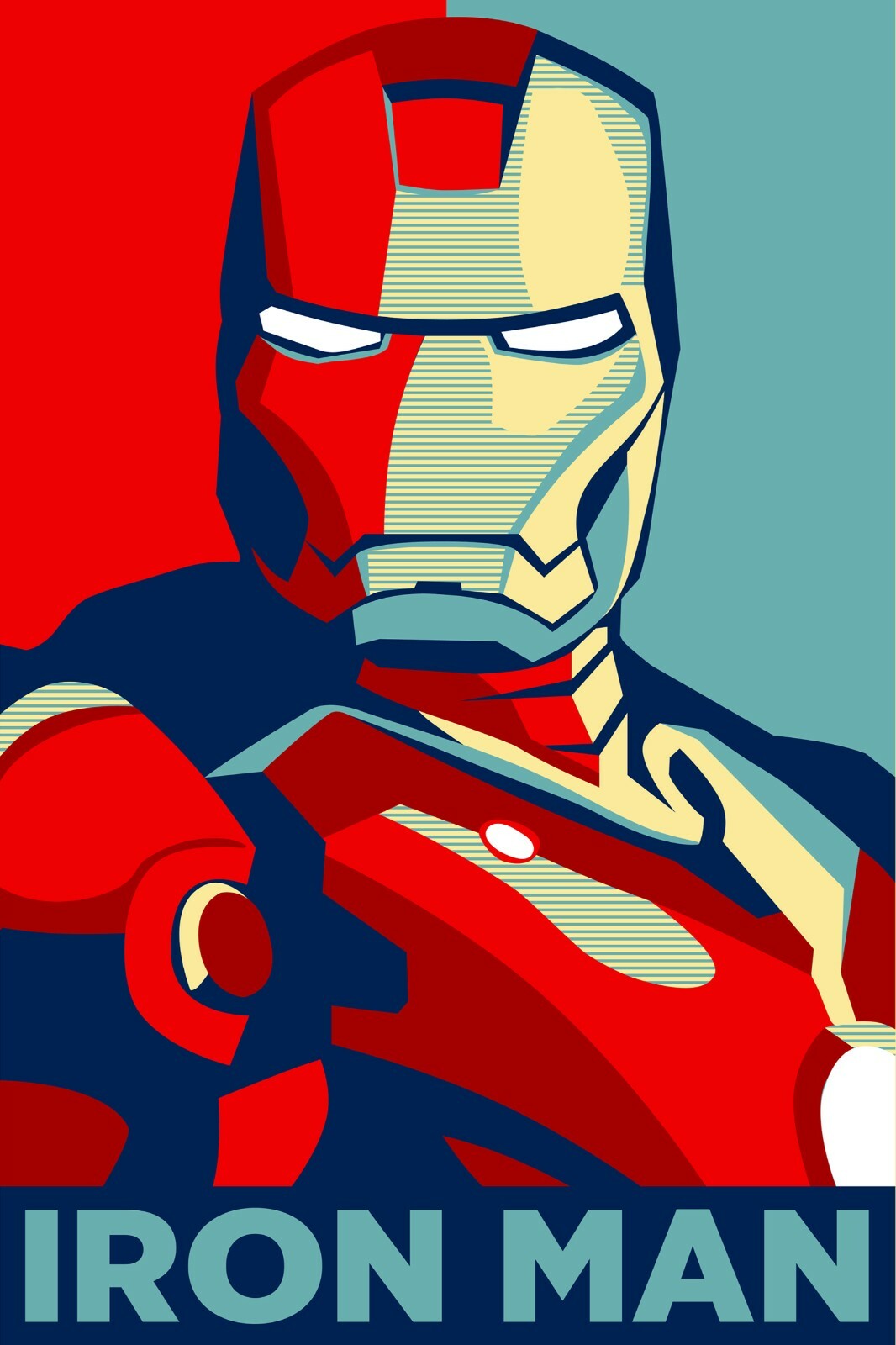 Iron Man Pop Art Poster