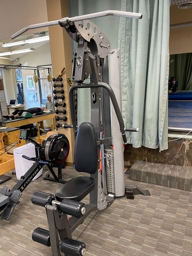 Hoist V4 Home Gym Weight Machine 200 lbs. Chest, Back, Shoulders, Arms ...