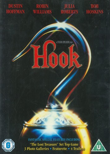 Hook (1991) DVD, Dustin Hoffman, Robin Williams, Julia Roberts [Region ...