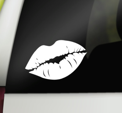 Lips Decal, Kiss Decal, Kiss Sexy Lips Decal Sticker, Girly Women Hot ...