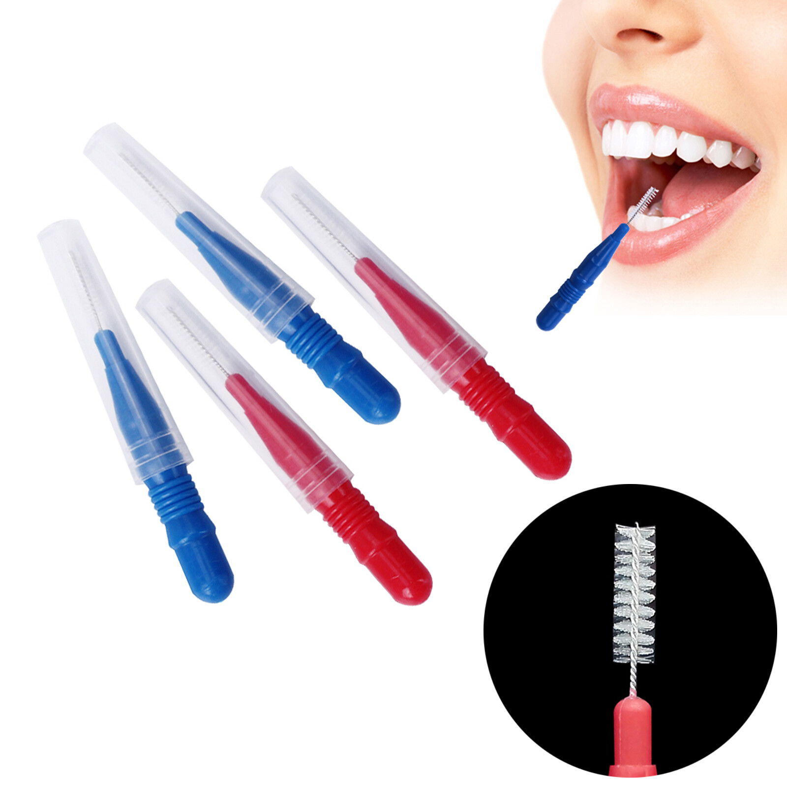 Dental Orthodontic Interdental Brush Floss Sticks Tooth Floss Teeth ...