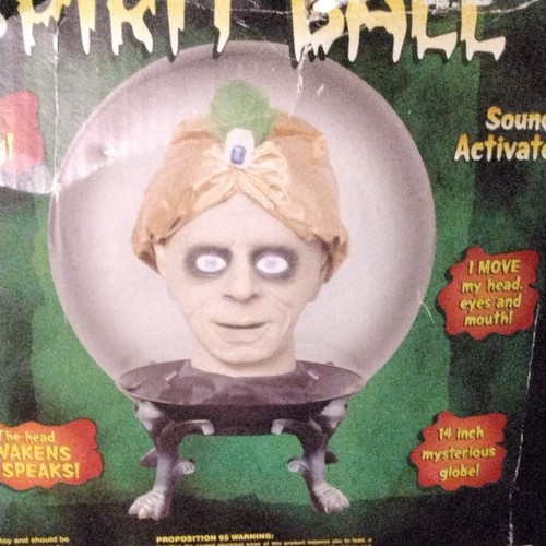Gemmy Animated Spirit Ball Monster Head in Crystal Ball 20”Tall ...