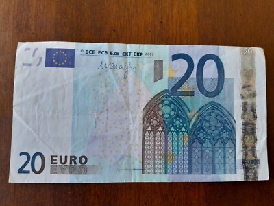 BILLET DE 20 EUROS -2002- Rare | eBay