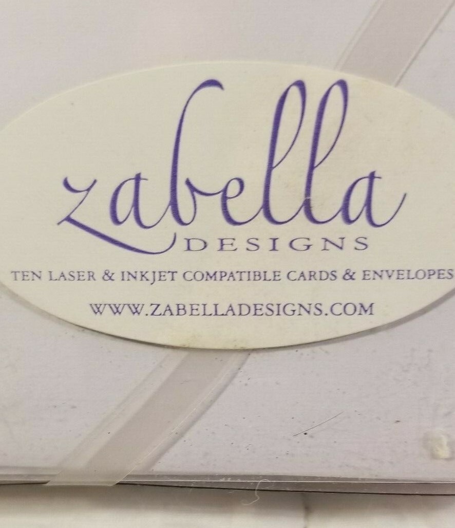 Lot Four (4) Party Coctail's 2 Zabella's Designs Invitations Cards & 2 ...