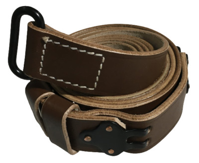 M1907 MILITARY LEATHER RIFLE SLING M1GARAND SPRINGFIELD Dark brown | eBay