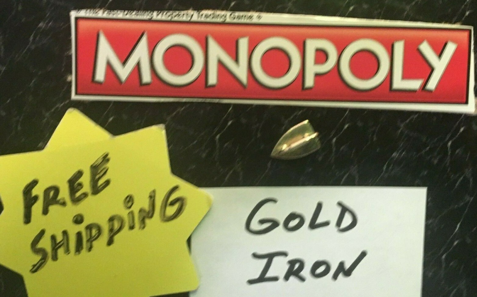 Monopoly IRON TOKEN GOLD Game Replacement Piece / Part FREE SHIPPING | eBay