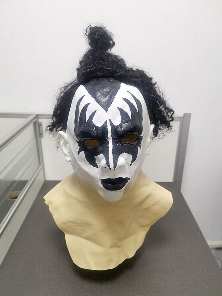 Simmons Latex Mask Cosplay Mask Halloween Party Costume Prop Kiss Band ...