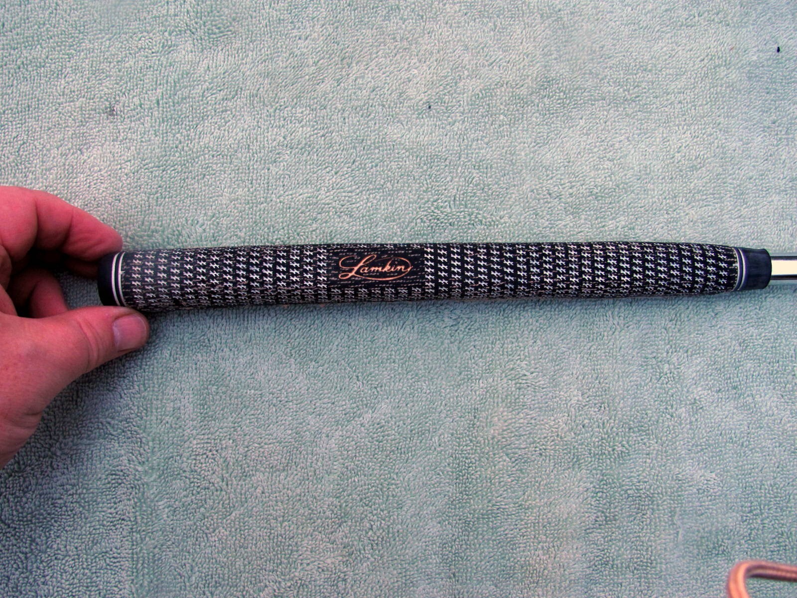 Vintage Old Master ZT2 Putter 34" length Lampkin Crossline Paddle Grip ...