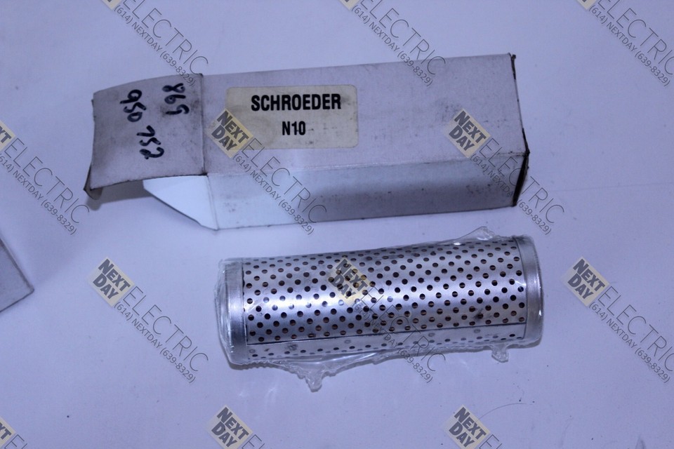 Schroeder, N10, Hydraulic Filter Element Oil 950-752 | eBay